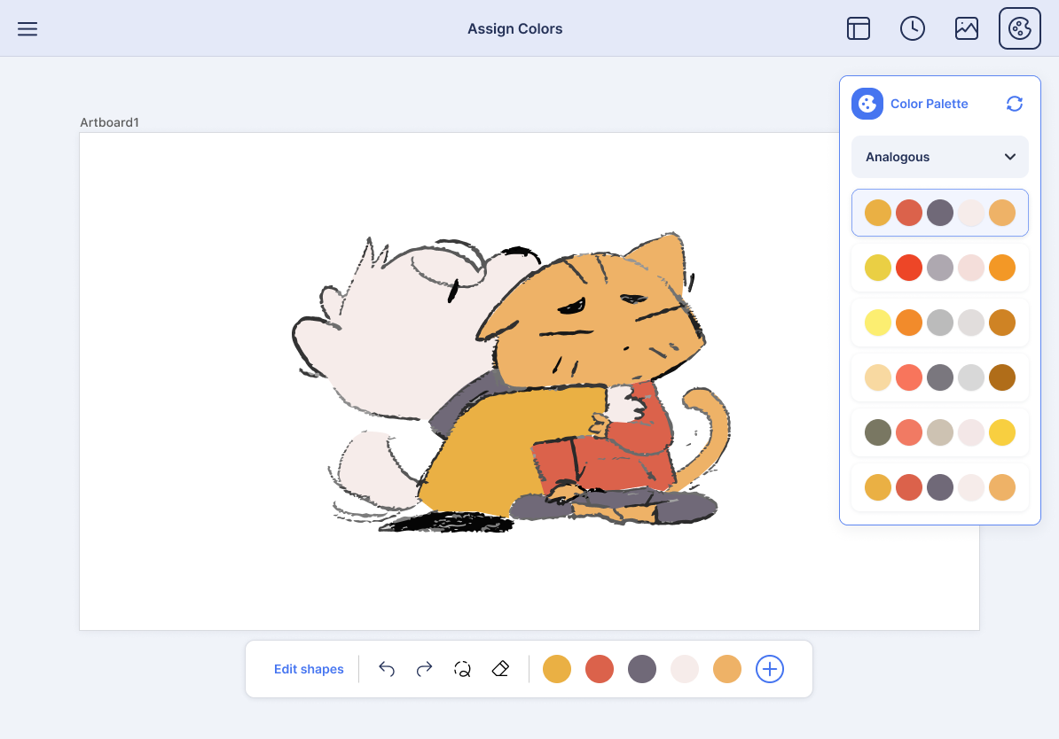 Color blocking tool
